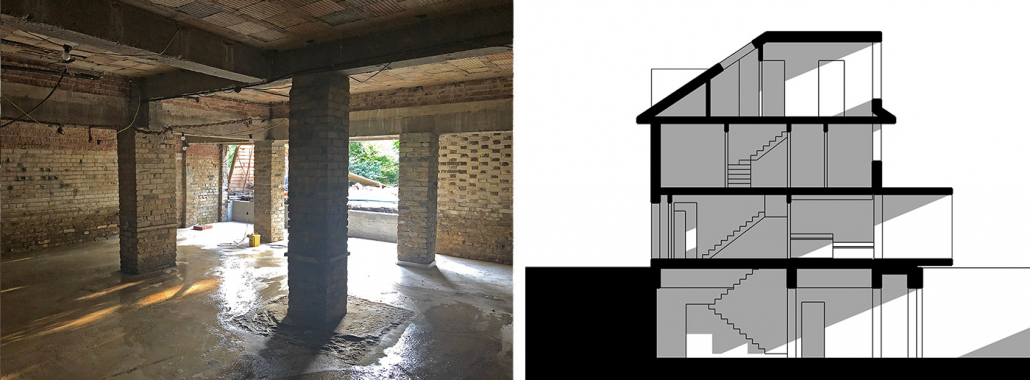 Whitby Wood • Carbon gains : first UK Cemfree basement slab